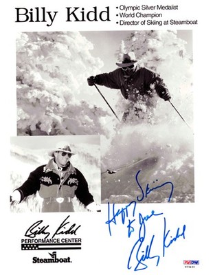 Billy Kidd Autographed Signed 8.5x11 Photo PSA/DNA #X23435 | eBay Australia