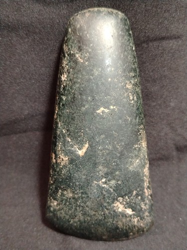 Pre-Columbian HAND AXE Beautiful GREEN STONE Aztec Maya Chontal | eBay