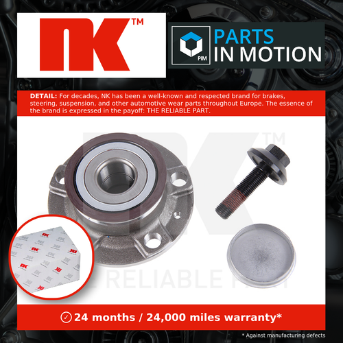 Wheel Bearing Kit fits VW POLO Mk6 1.6D Rear 17 to 21 NK 2Q0501611 ...