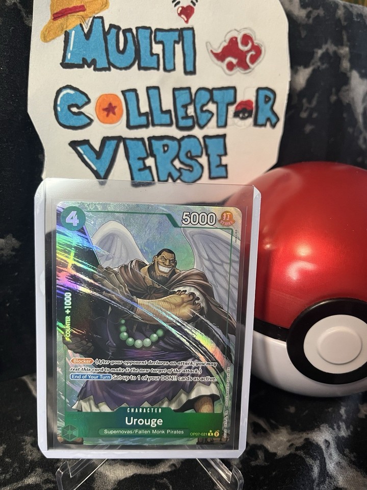 One Piece CCG Urouge Prb02 Alt Art English Op07-021 | eBay