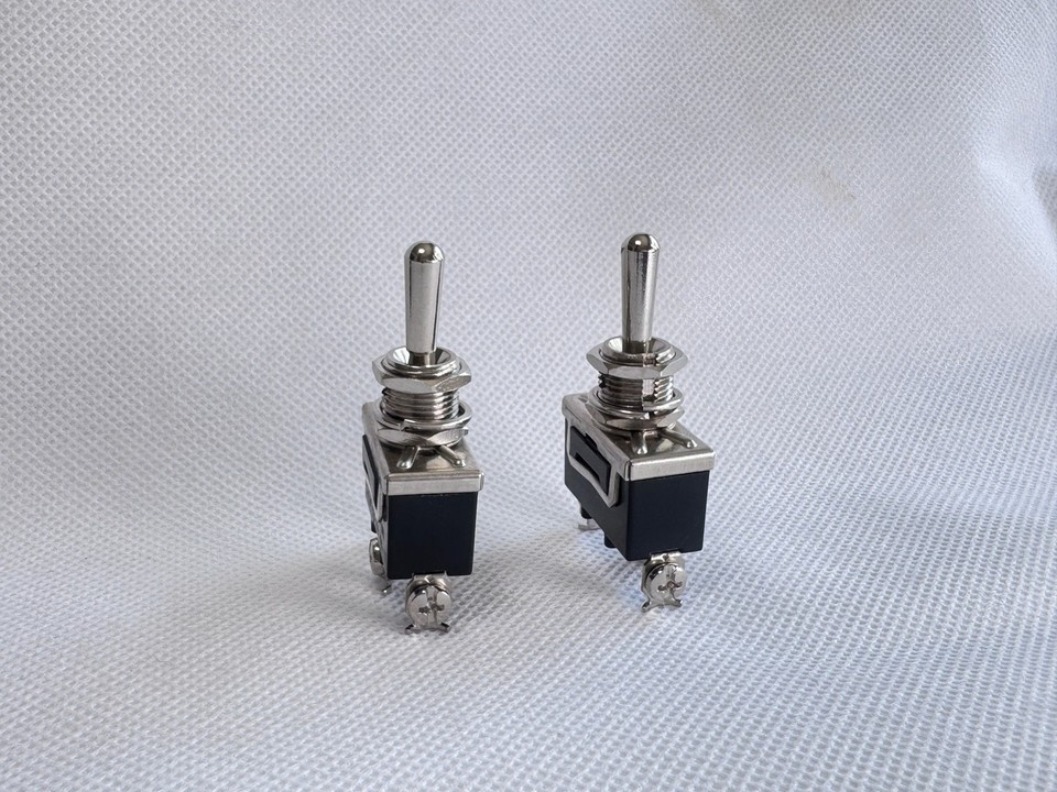 Lowrider Hydraulics or Air Toggle Switch 3 Prong, (on)-off-(on), 2 pcs ...