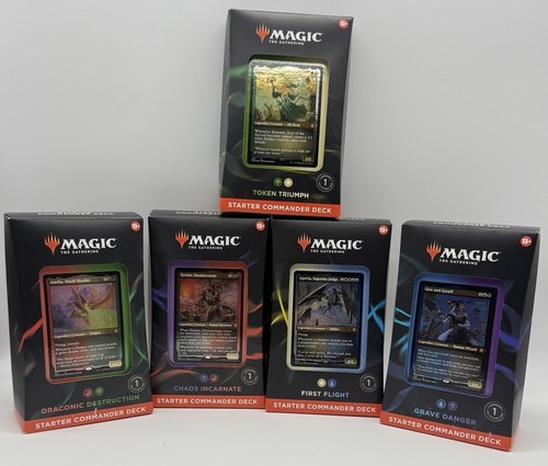 Magic the Gathering: Commander Starter Decks *Set of 5* | eBay