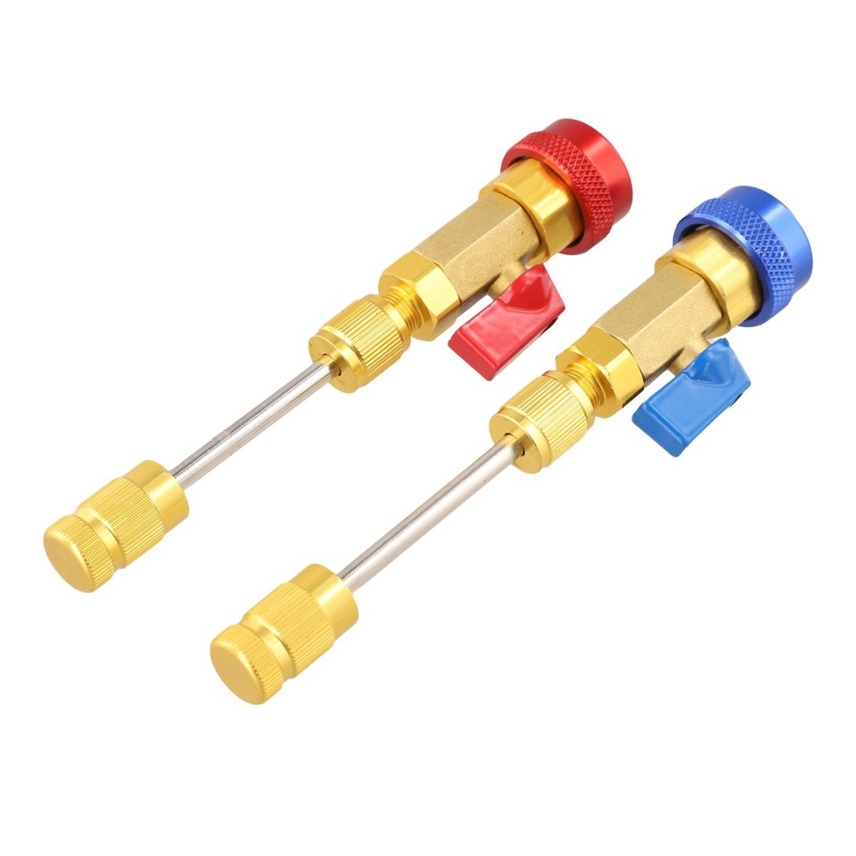 Adjustable R134A R12 Valve Core Tool Set with High Low Pressure ...