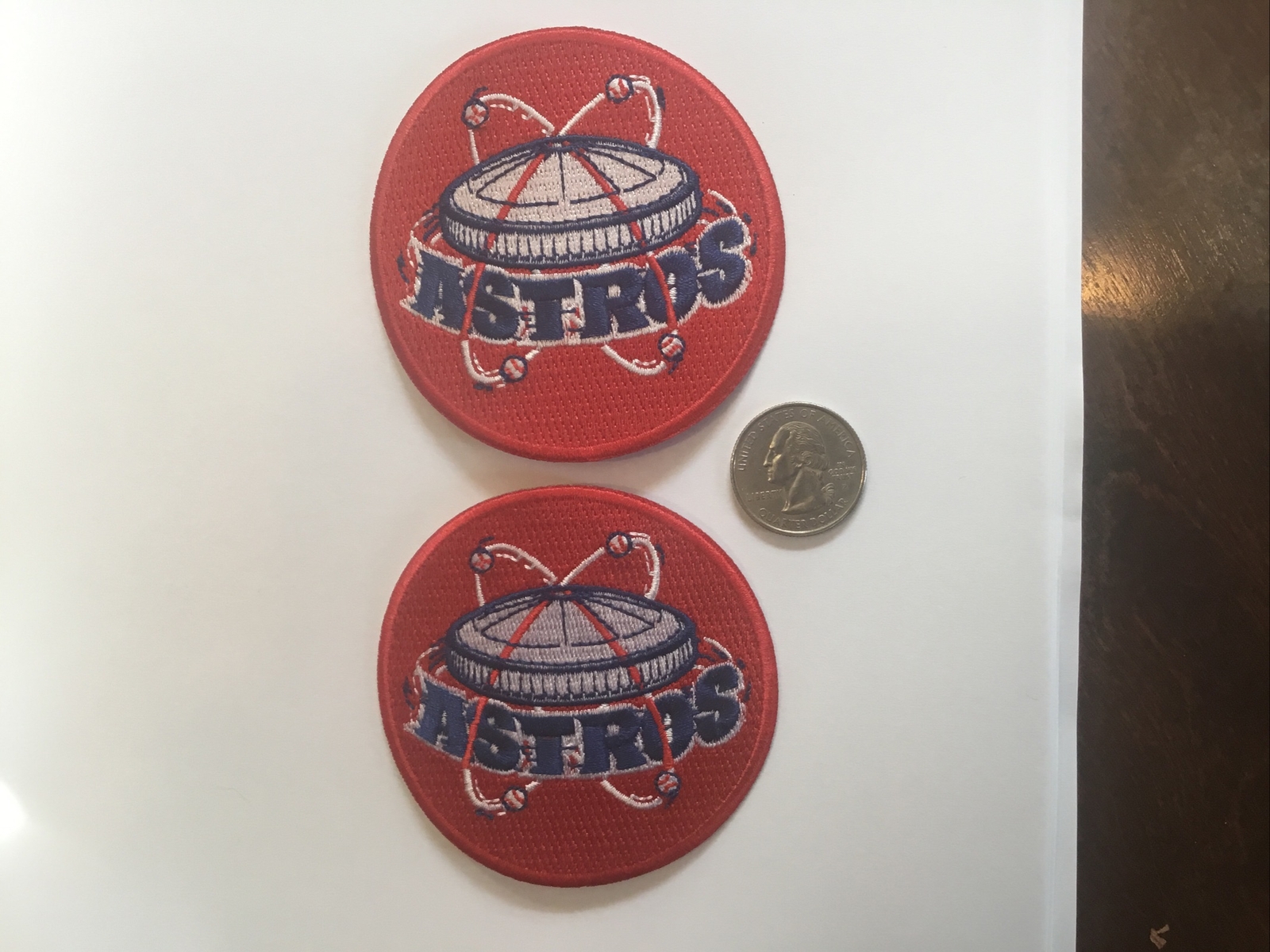 (2) Houston Astros Vintage Embroidered Iron On Patches Patch Lot 3” X 3 ...