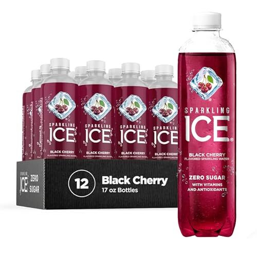 Sparkling Ice, Black Cherry Sparkling Water, Antioxidants and Vitamins ...