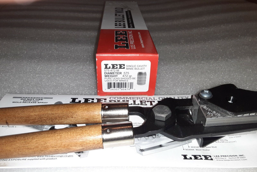 Lee 1-Cavity Improved Minie Ball Bullet Mold 575-472M (575 Diameter ...