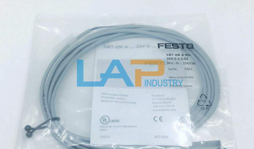 1Pcs New For FESTO magnetic switch SMT-8M-A-NS-24V-E-2.5-OE 574338 5A ...