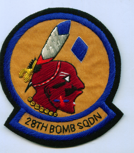 USAF Army AAF Air Force 28th Squadron Bomber Wing Bomb Patch B 29 8th ...