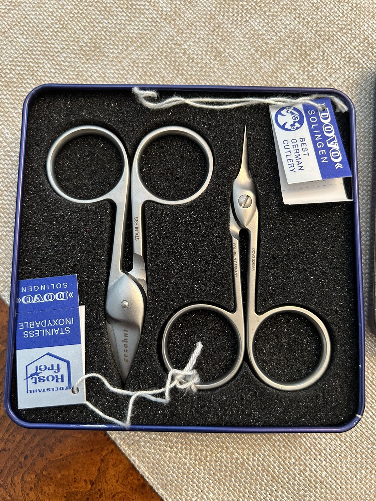 DOVO Stainless Hardanger Embroidery Scissor Set_ Matte Finish 3.5” | eBay