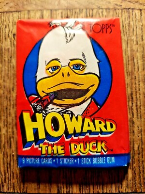 "HOWARD THE DUCK" TRADING CARDS "1 PACK OF CARDS" FROM TOPPS "1986" | eBay