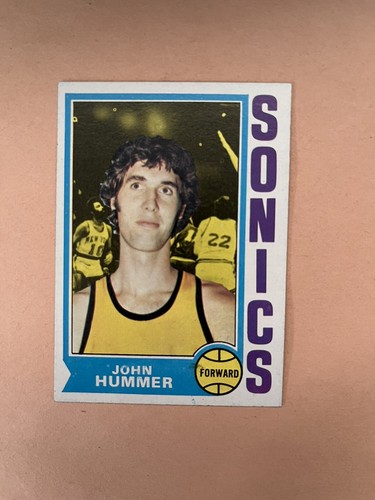 1974-75 Topps #52 Seattle Sonics John Hummer NRMT-MT Condition. | eBay