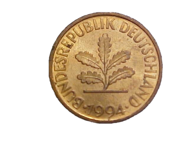 1994 J GERMANY 10 PFENNIG KM# 108- VERY NICE CHOICE BU COLLECTOR COIN ...