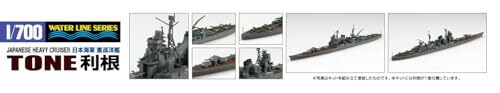 Aoshima 1/700 IJN Heavy Cruiser Tone Waterline Model Kit No.331 Japan ...