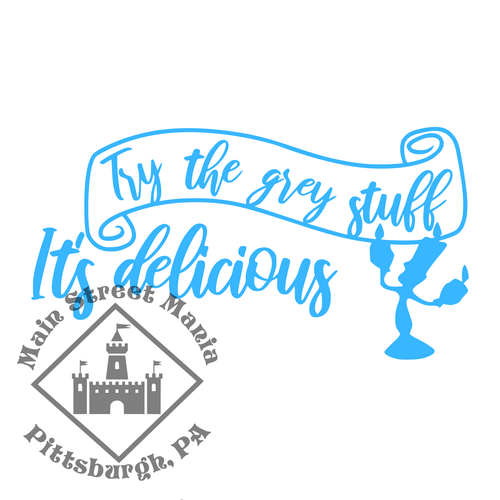 Try the Grey Stuff Decal/Sticker Disneyland Disney World Beauty & The ...