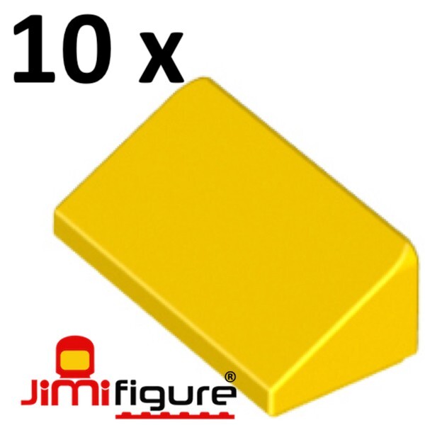 NEW 10 x LEGO Cheese Slope 30 Degree 1x2x2/3 Yellow 85984 Genuine Bulk ...