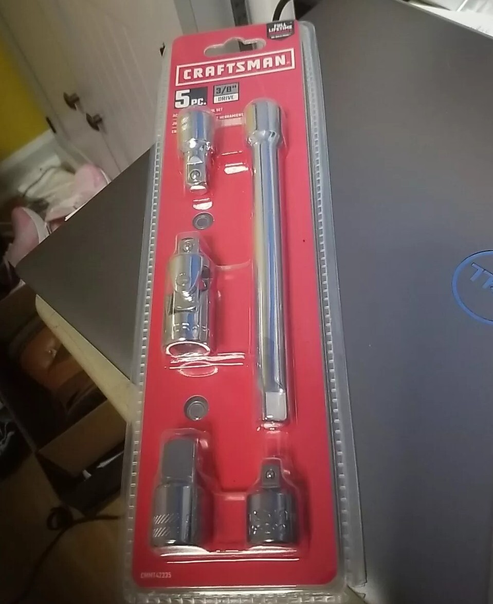 Craftsman 5 pc. Accessory Drive Extension Tool Set, 3/8" Drive ...