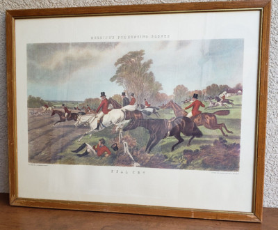 J.F. HERRING (British, 1795-1865) FULL CRY Engraved by J. Harris ...