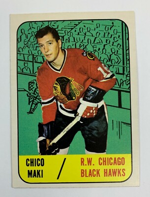 1967 Topps Hockey #111 Chico Maki Chicago Black Hawks (FC1) | eBay