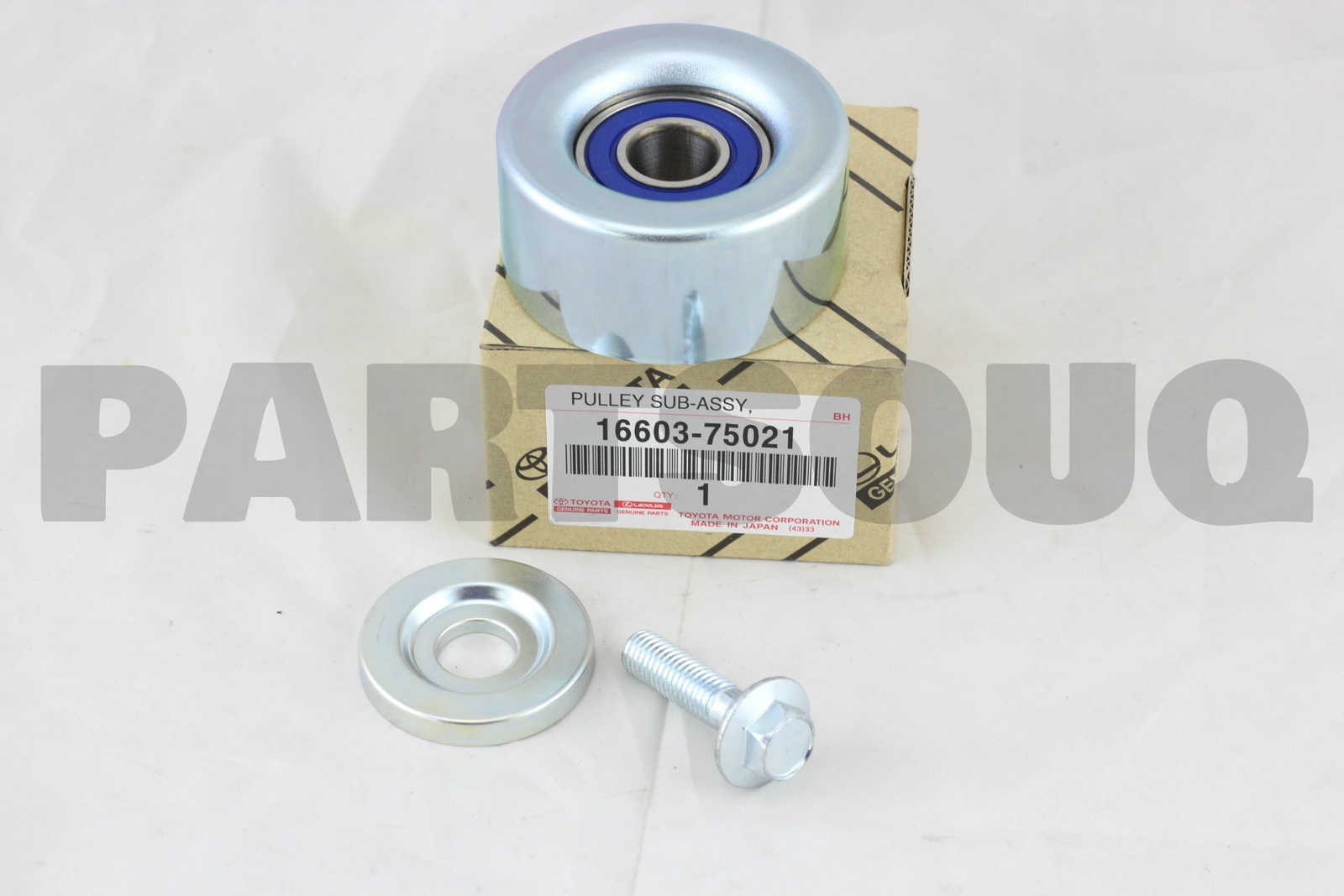 1660375021 Genuine Toyota PULLEY SUB-ASSY 16603-75021 | eBay