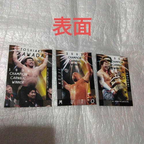 Weekly Pro Wrestling Supplement Card Set 3 Kawada Toshiaki Muto Keiji | eBay