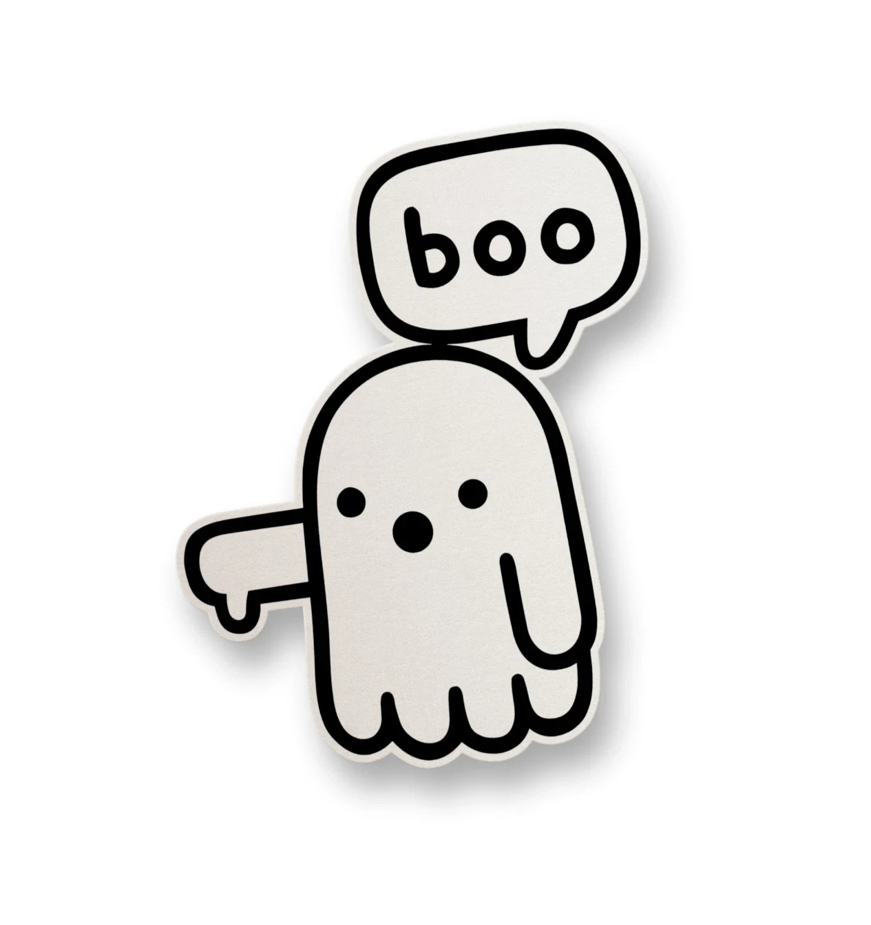 Boo Sticker Funny Sticker Decal Water Bottle Sticker Decal | eBay
