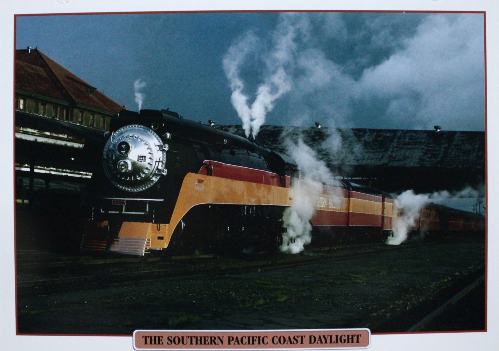 Southern Pacific Railroad Train Picture Brochure Pamphlet Info Sheet ...