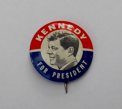 1960 John F Kennedy JFK Political Campaign Pinback Button Original ...