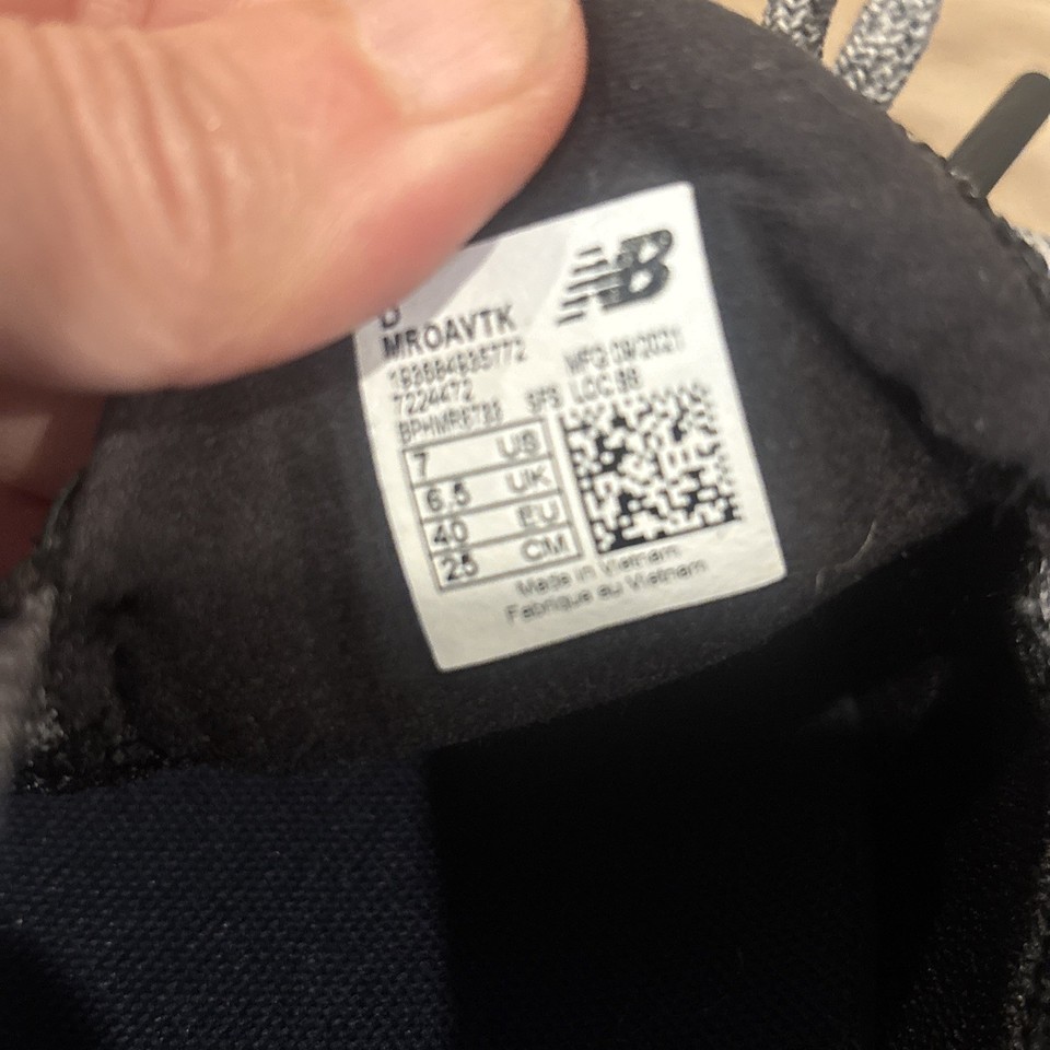 New Balance Womens Fresh Foam Roav WROAVTK Black Running Shoes Sneakers ...