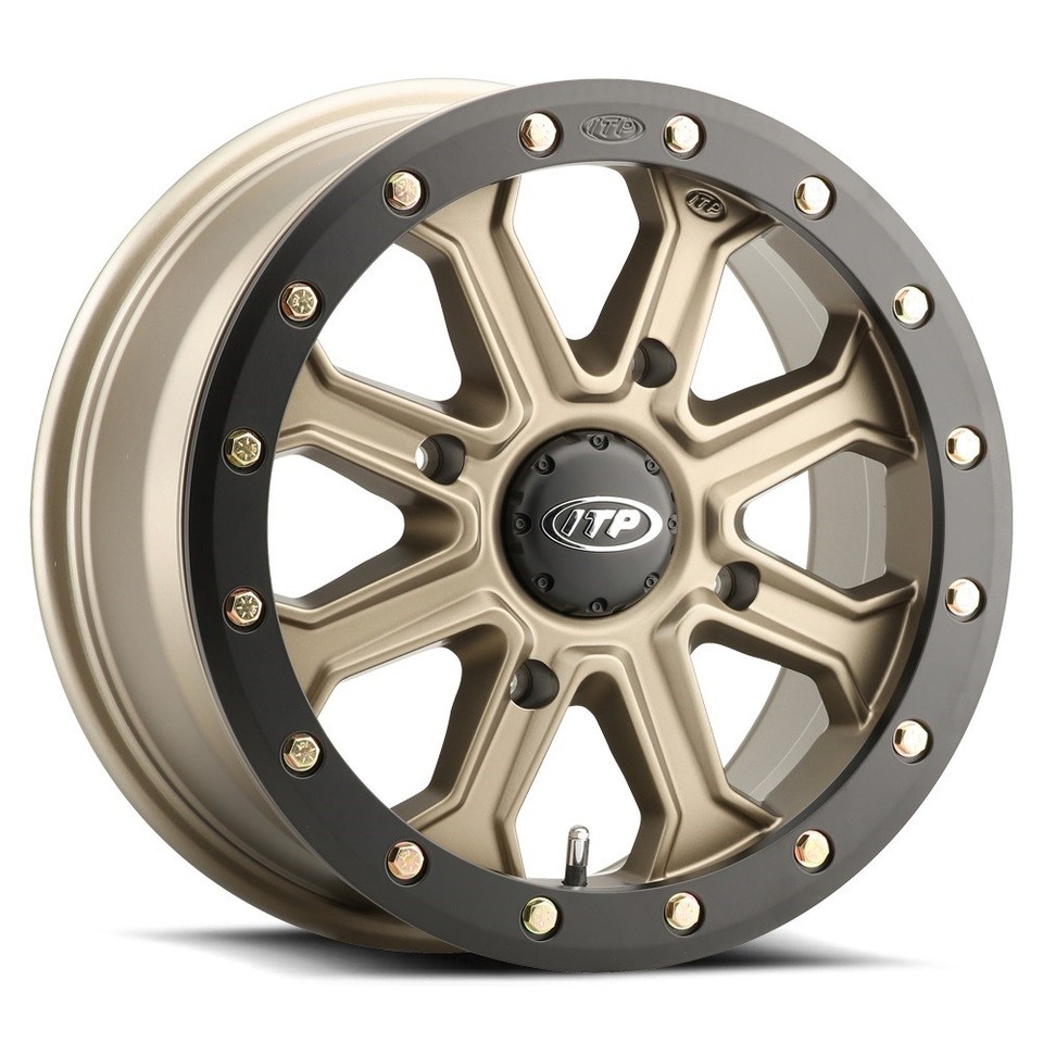 ITP Inertia Beadlock 15" Wheels Br +40mm 31" Parallax Tires Textron ...