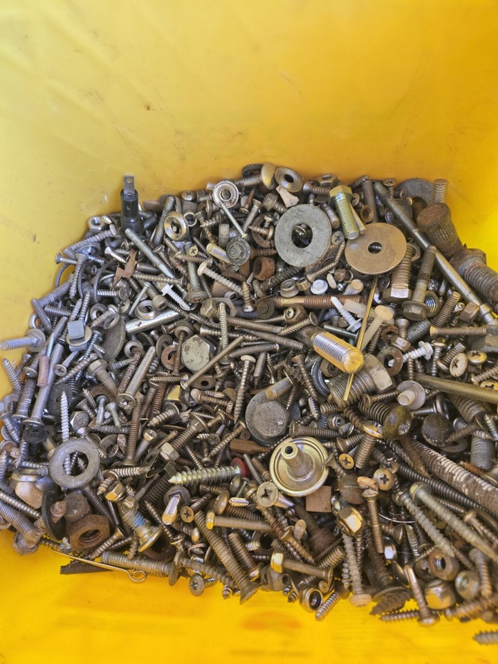 120 Pnds Nuts Bolts Screws Fasteners Long Short Tiny. Never Buy ...