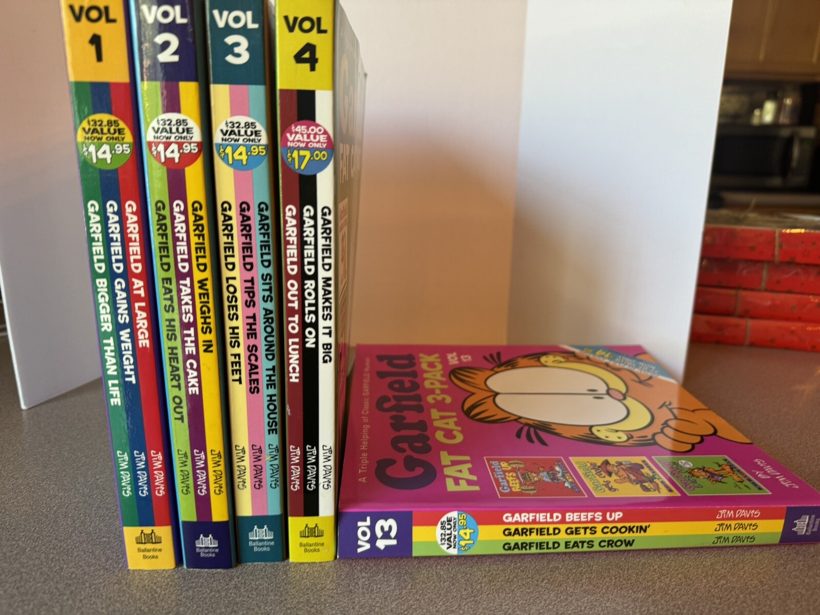 Set Of 4 Garfield Fat Cat 3-Pack Vol 1-4 Plus Bonus Vol. 13 2K | eBay