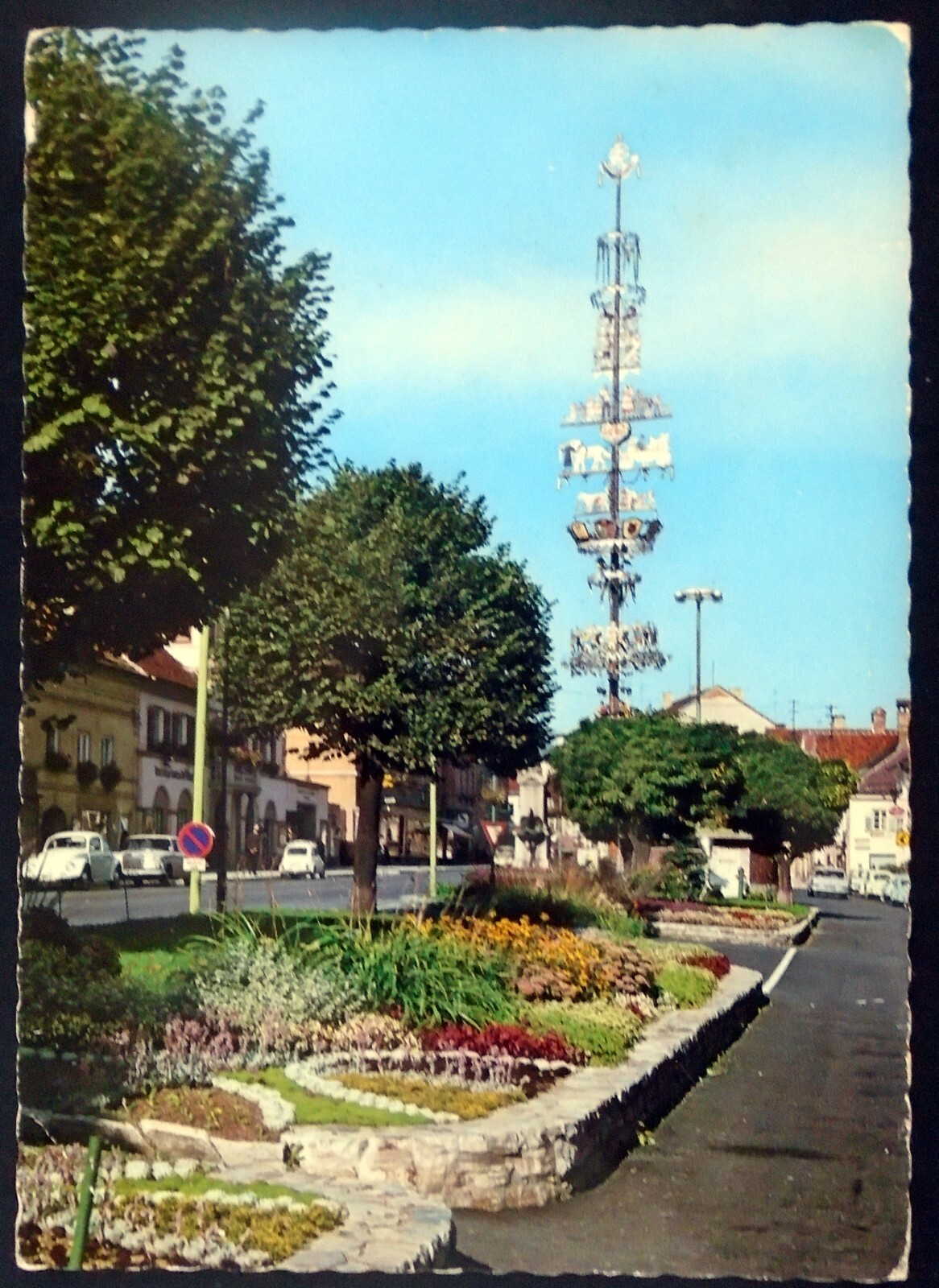 Main Square in Kindberg, Landmark, Wooden Pole, Styria, Austria | eBay