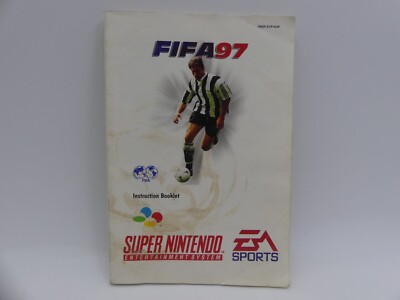 FIFA 97 Instruction leaflet manual booklet SUPER nintendo SNES | eBay