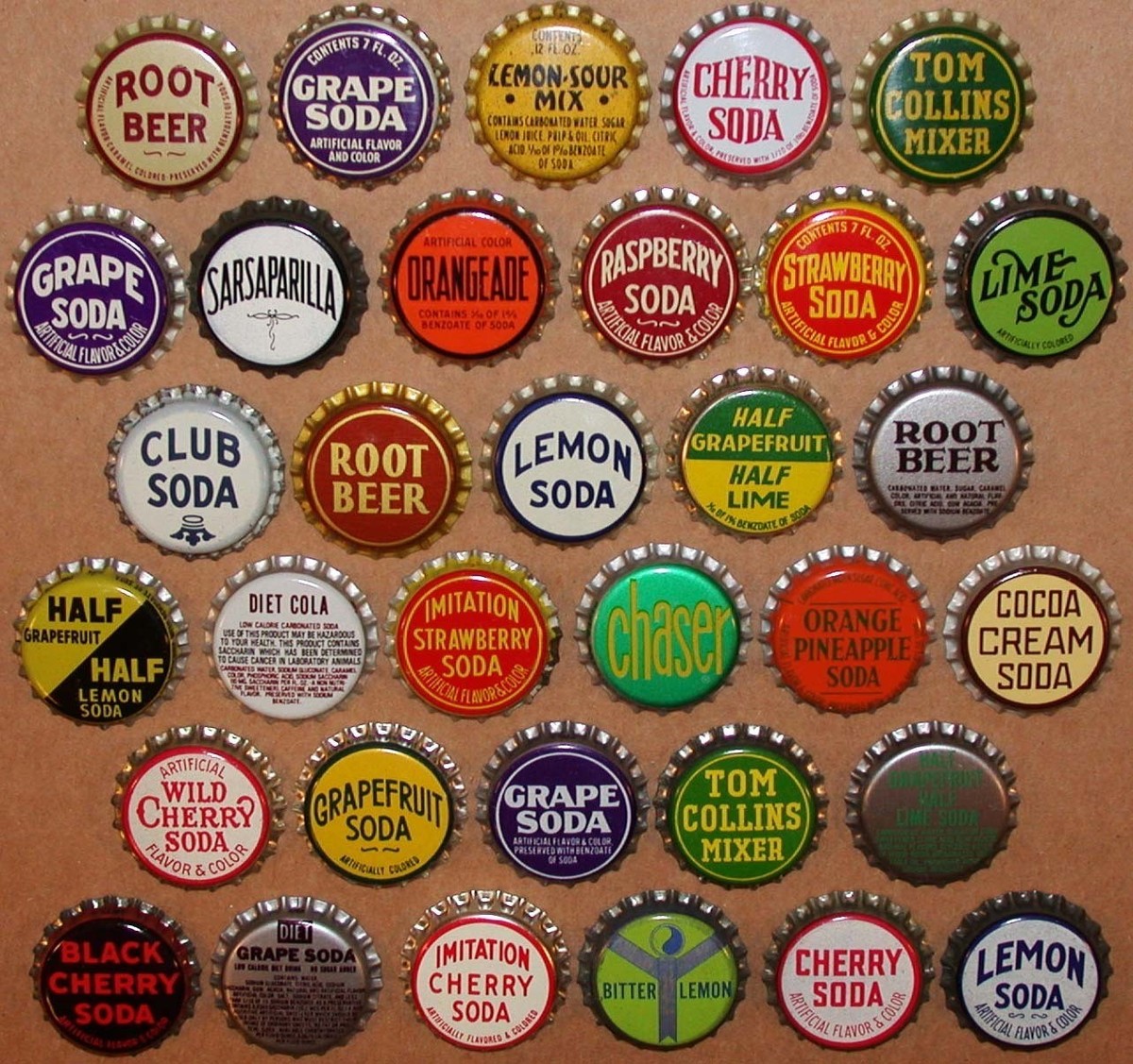 Old Soda Caps