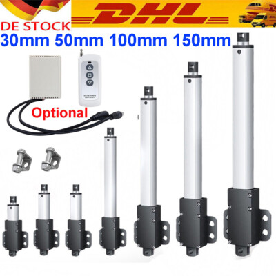 30mm 50mm 100mm 150mm DC 12V Micro Mini Linearmotor Elektrischer ...