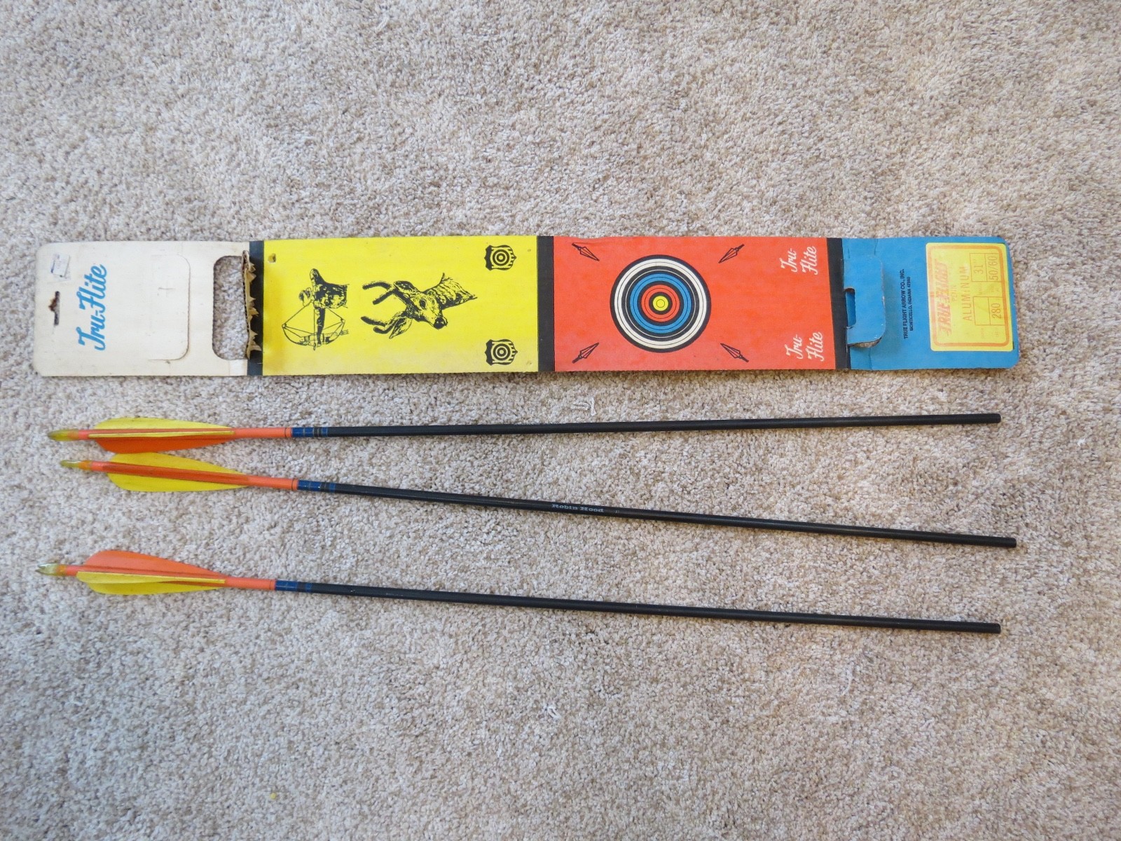 Vintage True Flight Arrows Robin Hood Arrows (lot#12433) | eBay
