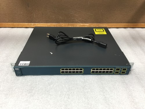Cisco Catalyst 3560G Series PoE-24 Port WS-C3560G-24PS-S V05 Managed ...