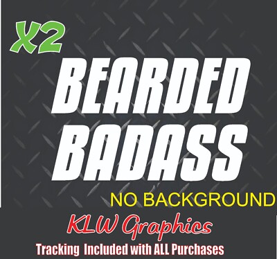 Bearded Bad Decal Sticker Turbo Diesel Truck 7.3 6.6 car Beard Oil Euro ...