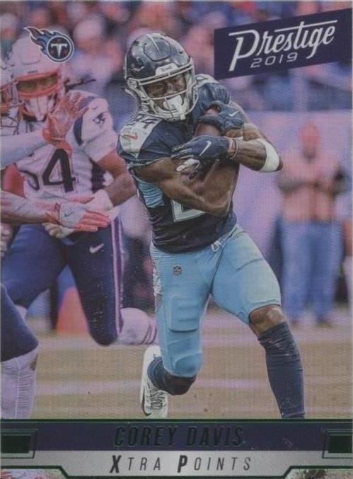 2019 Panini Prestige - Corey Davis #187 Xtra Points Green for sale ...