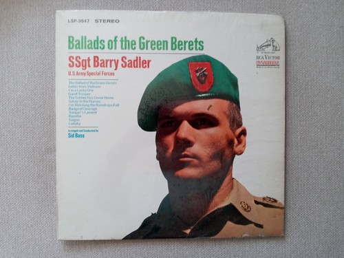 SGT BARRY SADLER Ballads of the Green Berets RCA LSP-3547 (1966) LP ...