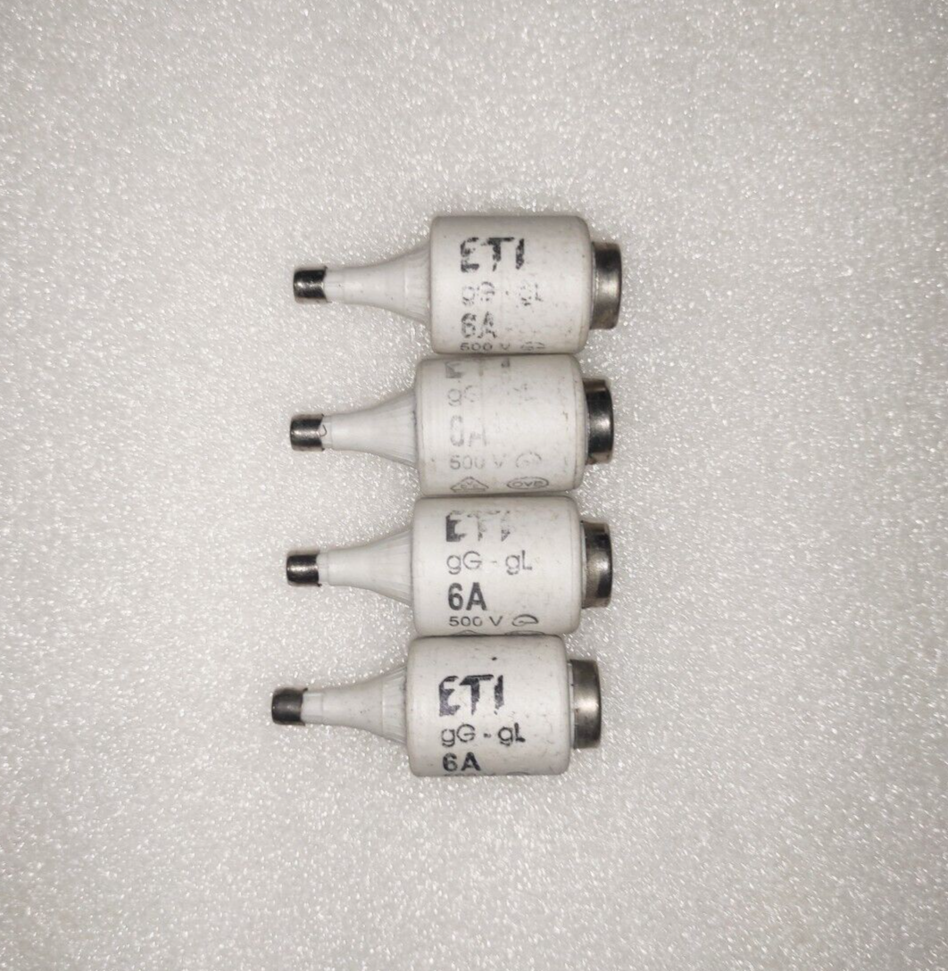 ETI - 6A 500V - gG - gL - Fuse - Lot Of 4 | eBay