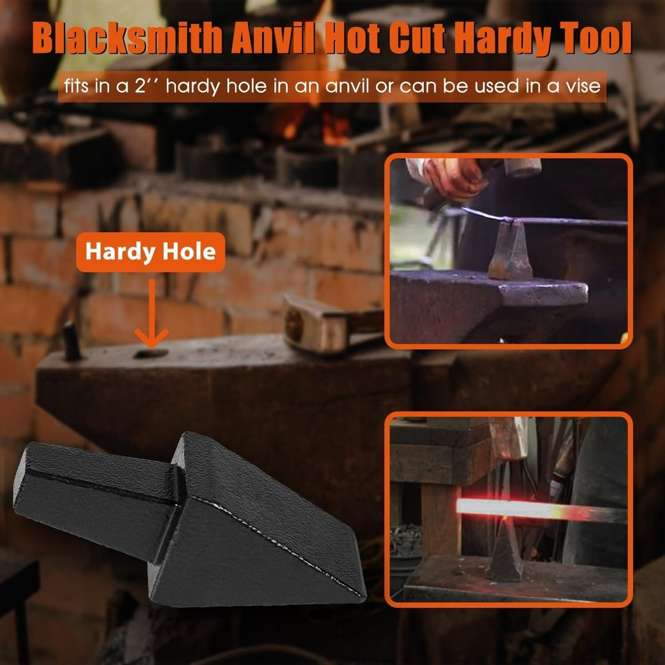 2 Inch Blacksmith Anvil Hardy Tool Blacksmithing Forging Hot Cut Tool Hardy Tool | eBay