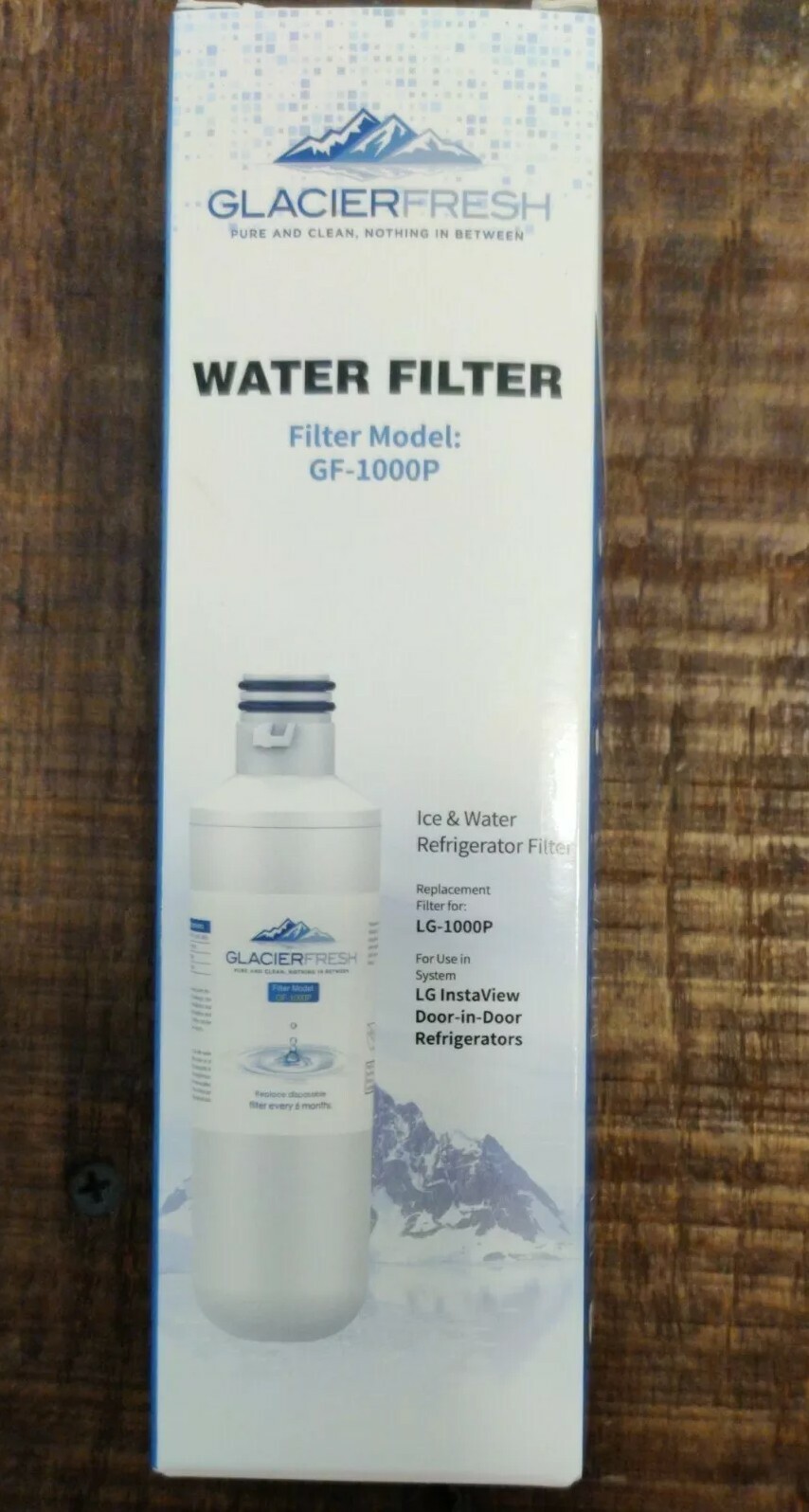 GlacierFresh Water Filter Model GF-1000P LG Instaview Door in Door ...
