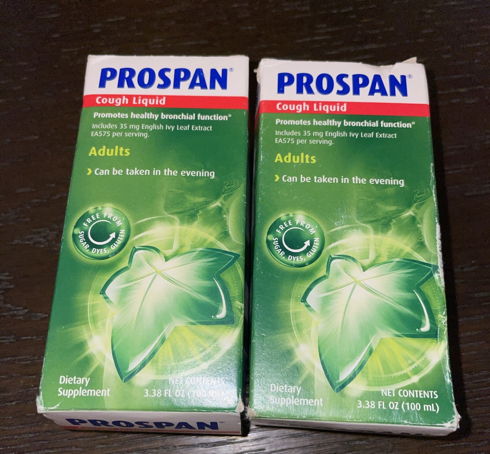 Lot of 2 New PROSPAN Cough Syrup 100ml for Relief of Cough Adult Cough ...