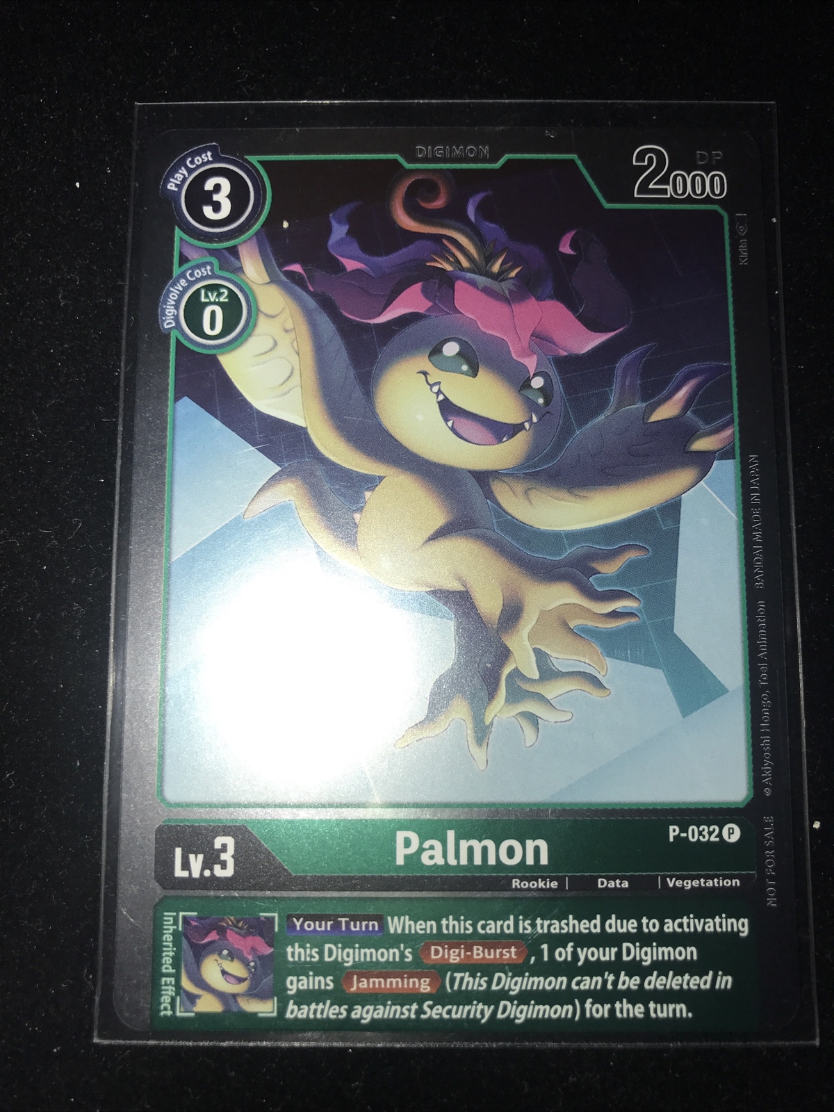 Palmon P-032 FOIL M/NM Digimon Card Game | eBay