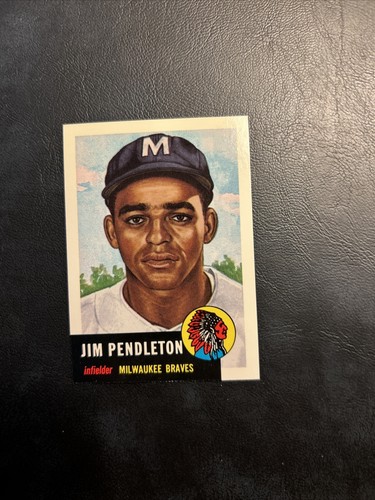 B52 1991 Topps Archives 1953 Reprint #185, Jim Pendleton, Milwaukee ...