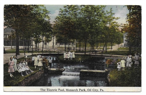 Oil City, Pa - The Electric Pool, Monarch Park | eBay