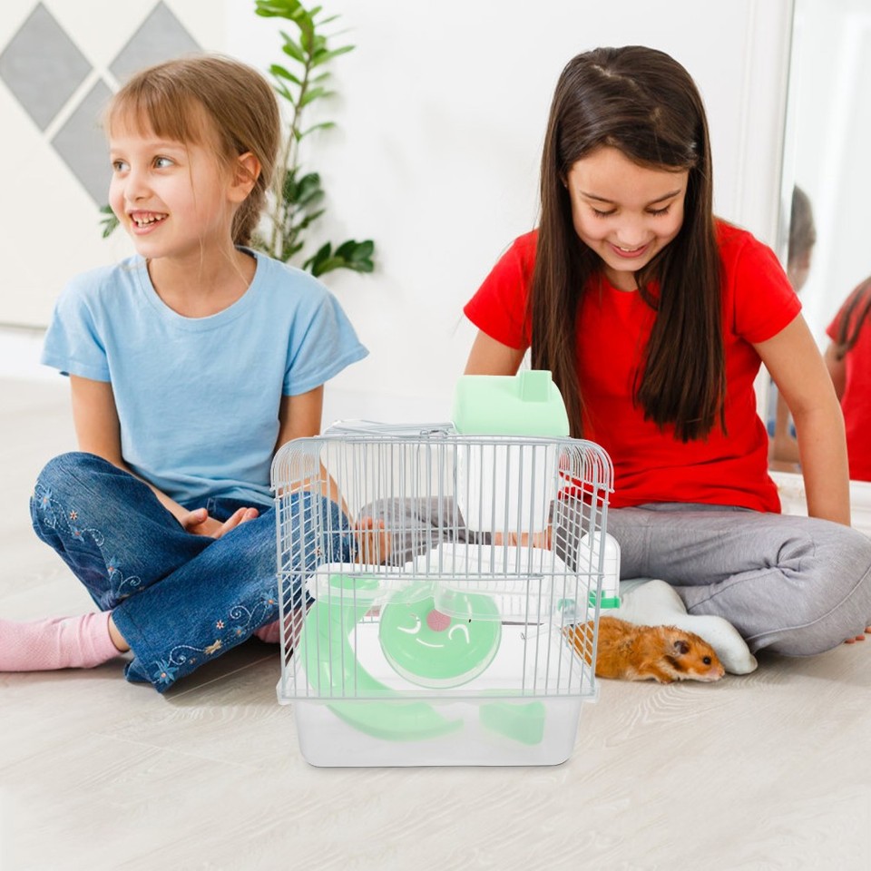 Dwarf Hamster Cage Home Chinchilla Large Hedgehog Animals Rat Castle ...