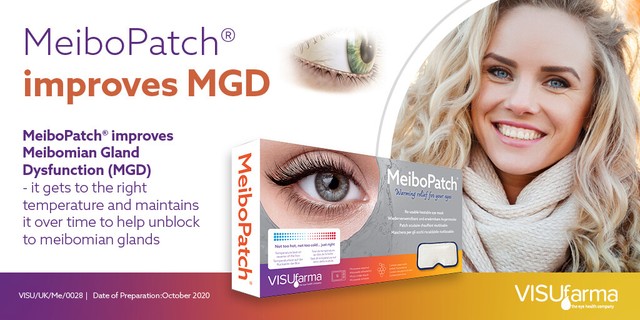 Meibopatch Re-usable Heatable Eye Mask With Temperature Test Strip for ...