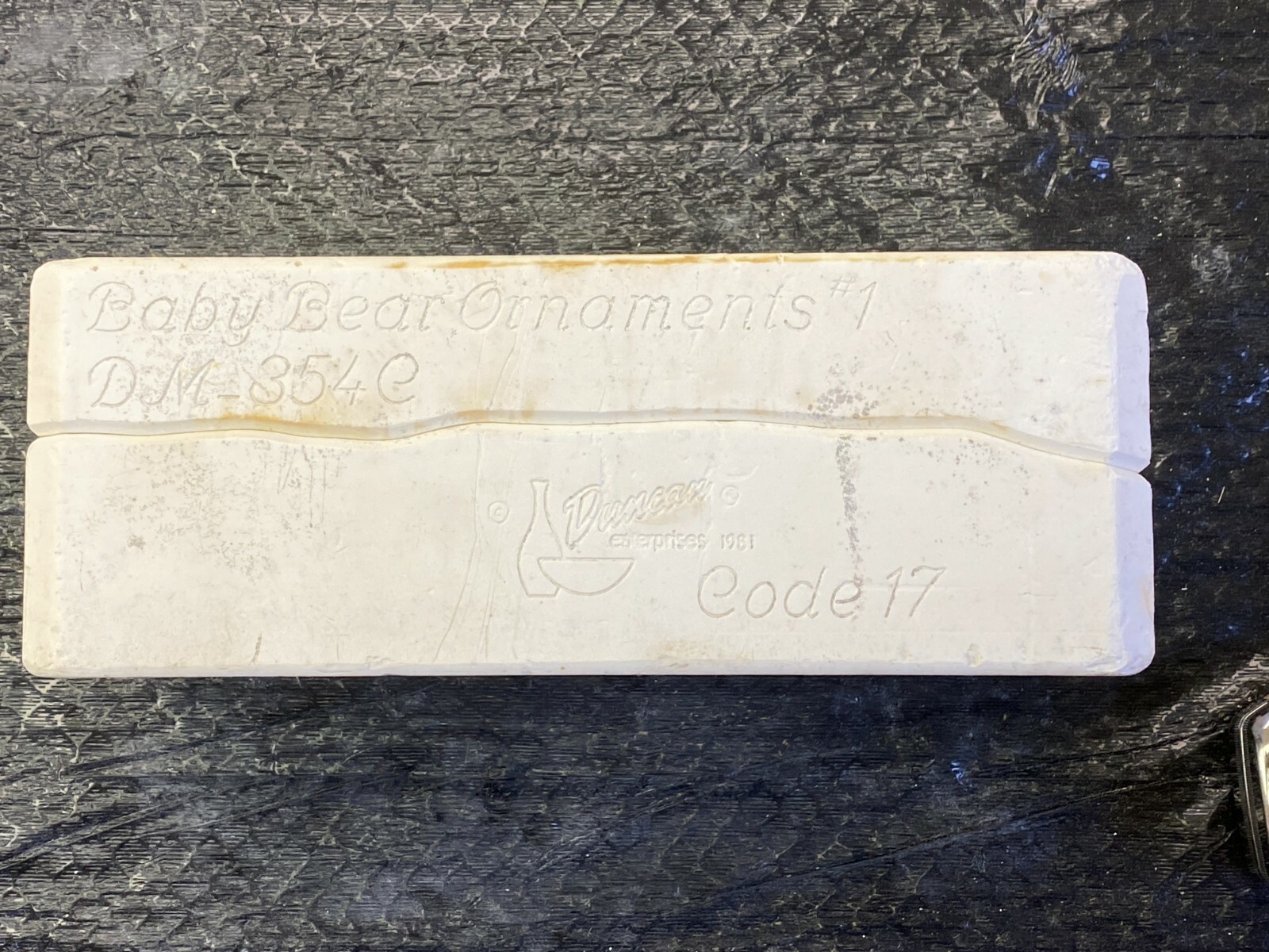 VINTAGE DUNCAN CERAMIC MOLD #DM-354-C BABY BEAR ORNAMENTS #1 1981 | eBay